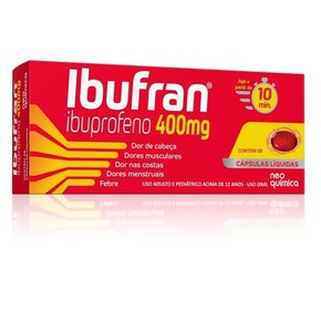 IBUFRAN 400MG C 8 CÁPSULAS GEL